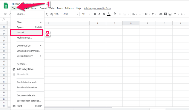  tapes Pour Importer CSV Dans Google Sheets